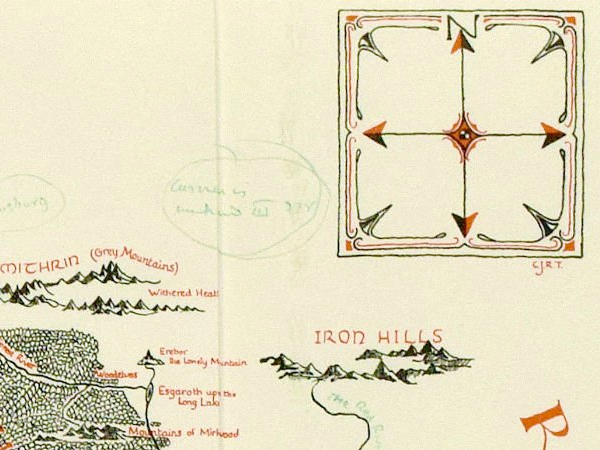 Here Dragons Abound: Lord of the Rings Map Style