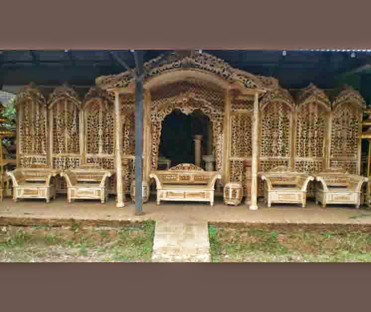 Pelaminan Gebyok Jawa Model Joglo - AMARA FURNITURE: Pelaminan Gebyok ...