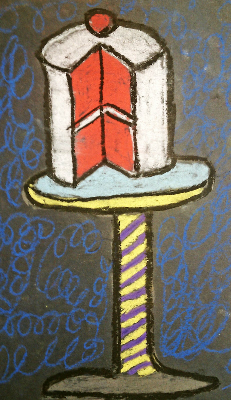 WE (heart) Art: Chalk Pastel Cakes (6th Grade)