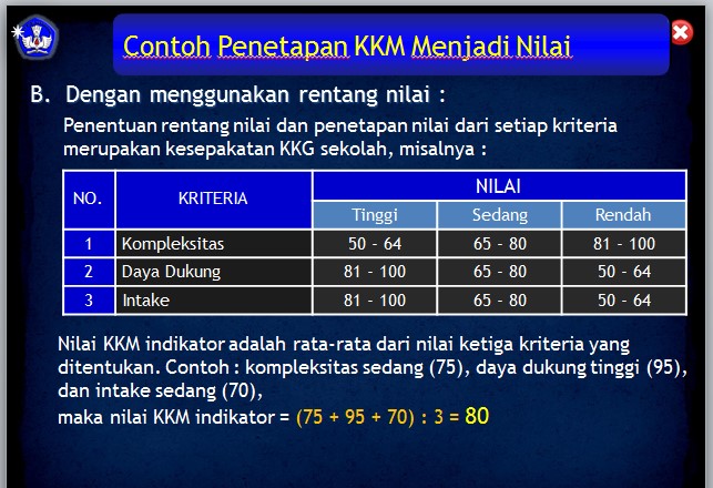 Download aplikasi KKM (kriteria Ketuntasan Minimal) Kurikulum 2013 SD ...