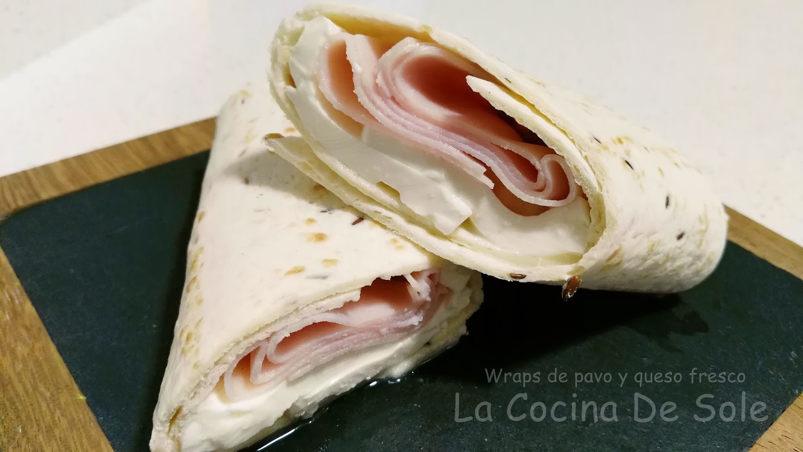 La Cocina De Sole: WRAPS DE PAVO Y QUESO FRESCO