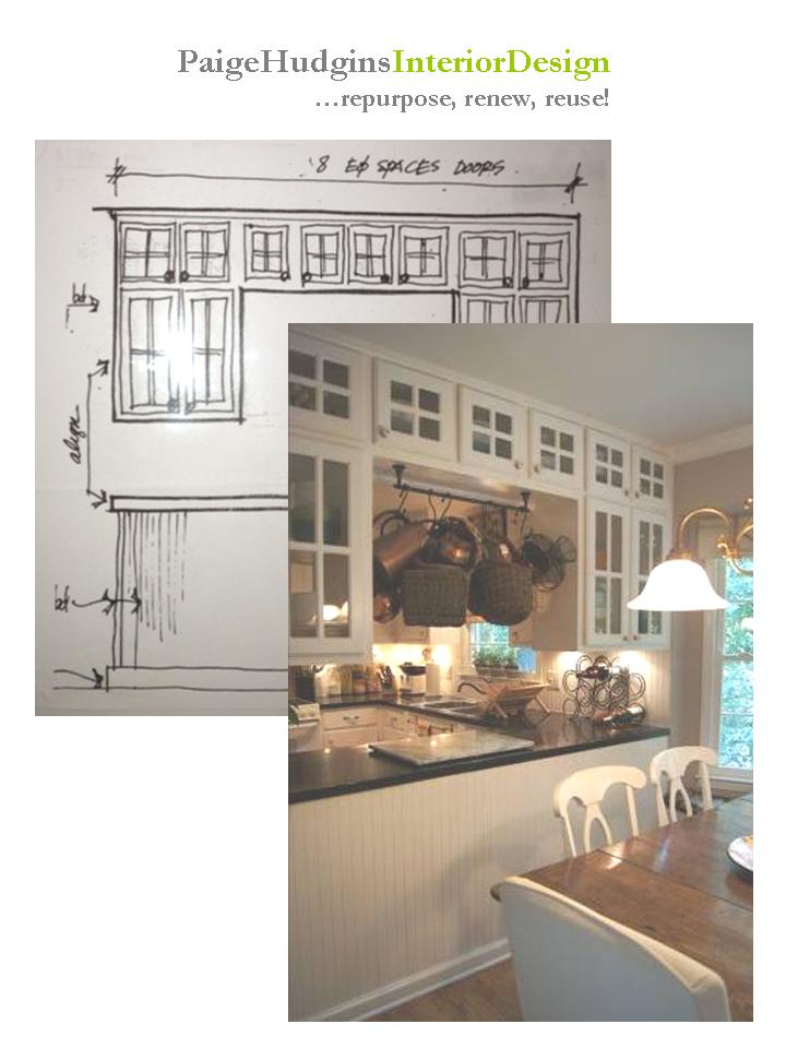 Peninsula Kitchen Sketch - Kids Art Decorating Ideas