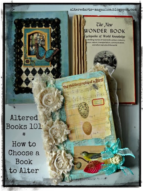 Altered Arts Magazine: {Altered Books 101} Choosing a Book to Alter
