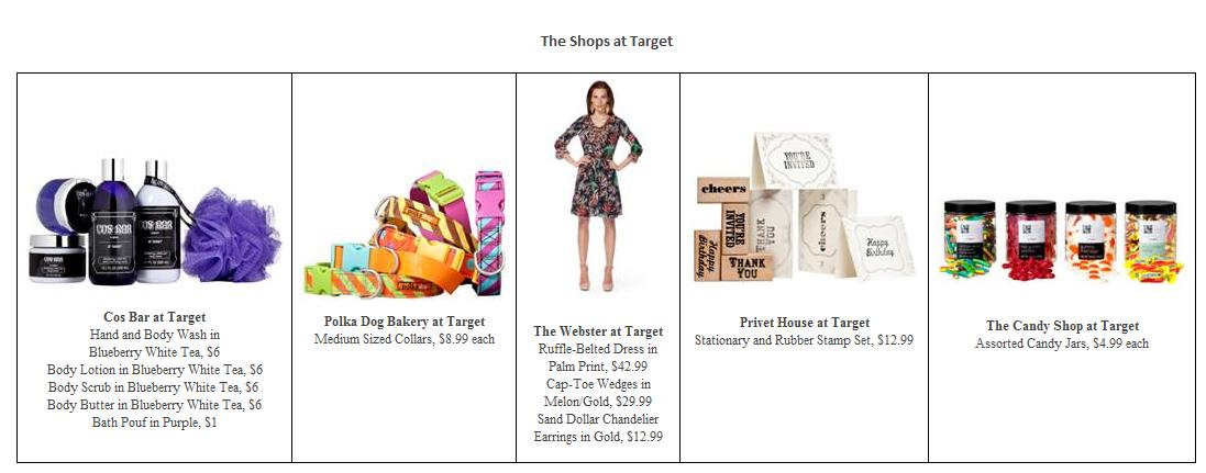 Target Unveils New Design Partnership Program: The Shops at Target