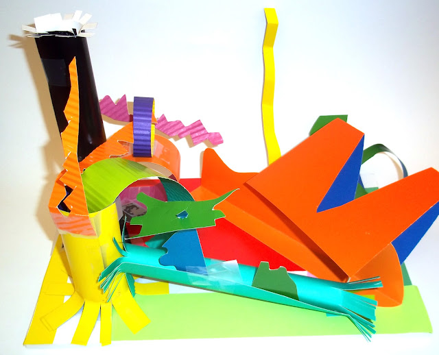 Monument Valley Regional Middle School Art Class: Paper Sculptures 5th ...