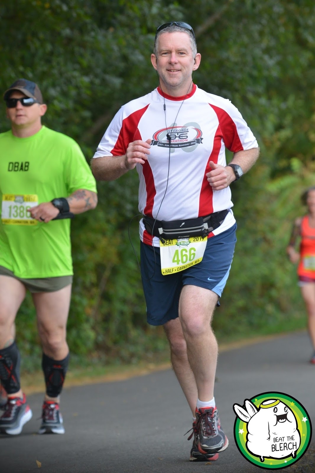 Views from two wheels: Beat the Blerch Half Marathon
