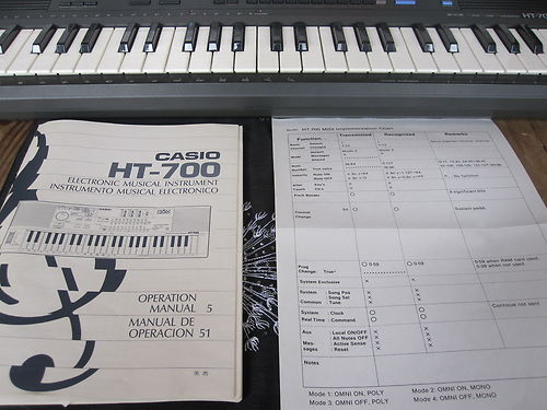MATRIXSYNTH: Casio HT-700 CZ Analogue Synth with Original Box