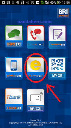 √ Cara Beli Pulsa Lewat Internet Banking BRI (BRI Mobile) - Nanda Hero
