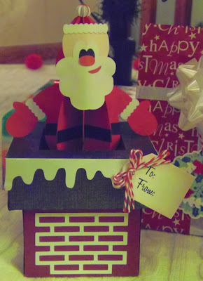 Craft with Bee: 25 Days of Christmas - Chimney Gift Box