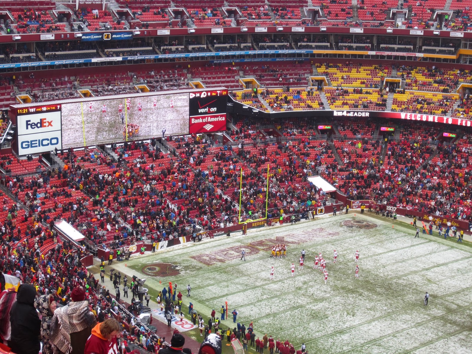 Andrea's Adventures: Sunday Stadium Review - Redskins