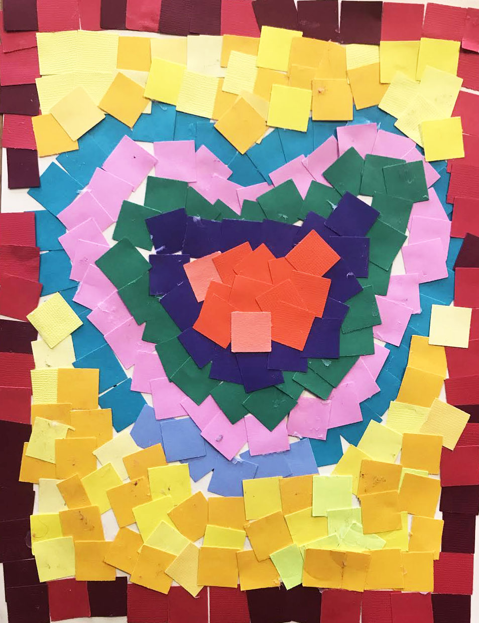 ALMA THOMAS HEART MOSAICS