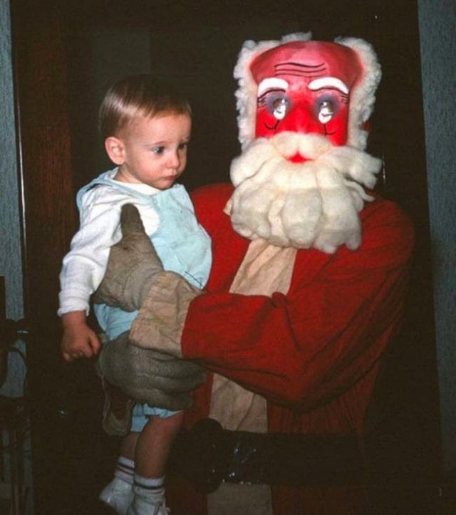 Merry Creepy Santas Christmas! 40 Disturbing Vintage Santa Claus Photos ...
