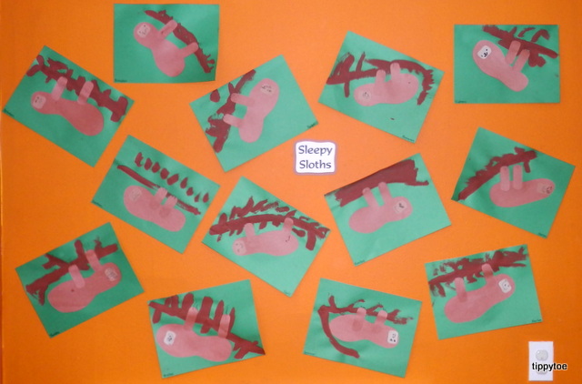 Tippytoe Crafts: More Sleepy Sloths