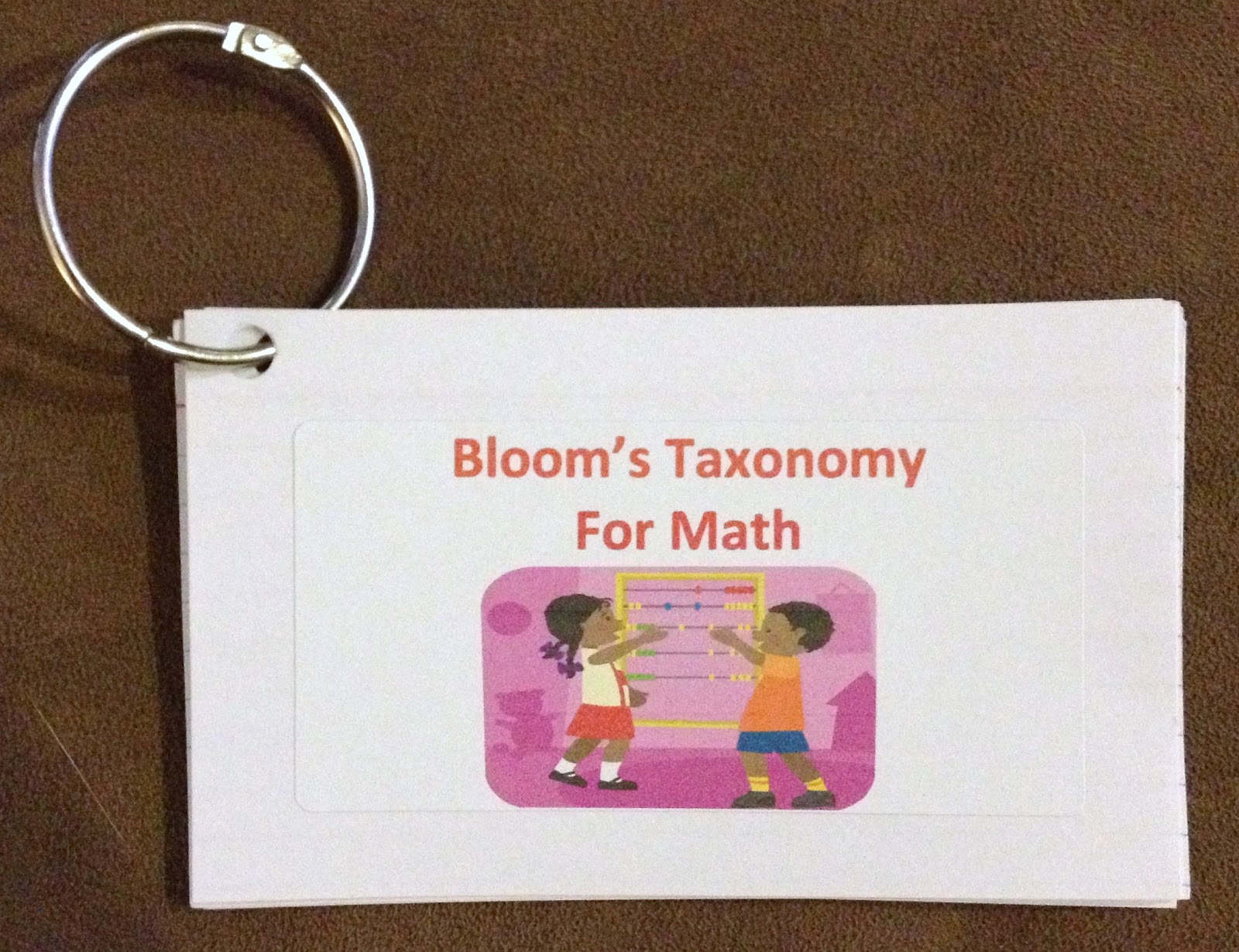 The Kindergarten Corral: Bloom's Taxonomy for Math