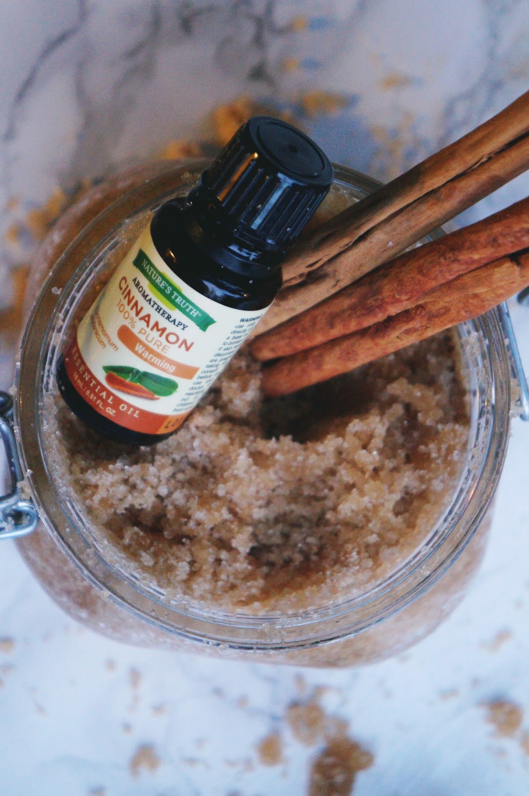 DIY Cinnamon Sugar Body Scrub Recipe / Carmen Varner // Food, Lifestyle ...