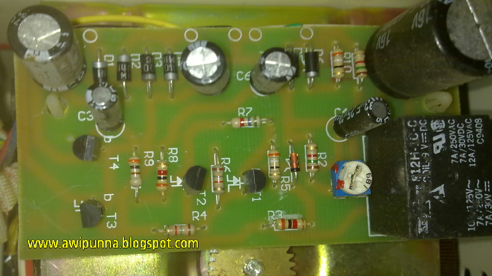 ARWIS' BLOG: Tata Letak Komponen Stavolt Matsunaga 500N