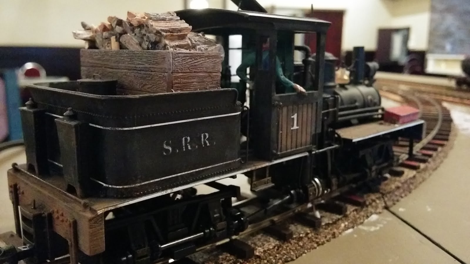 "Heavy Weather": On30 Bachmann Shay painted and weathered using acrylic paints