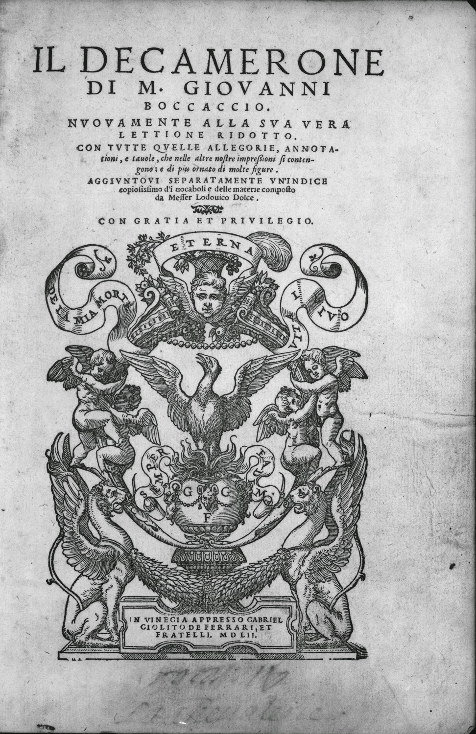 Il Decamerone - The Decameron | Italians Do It Better