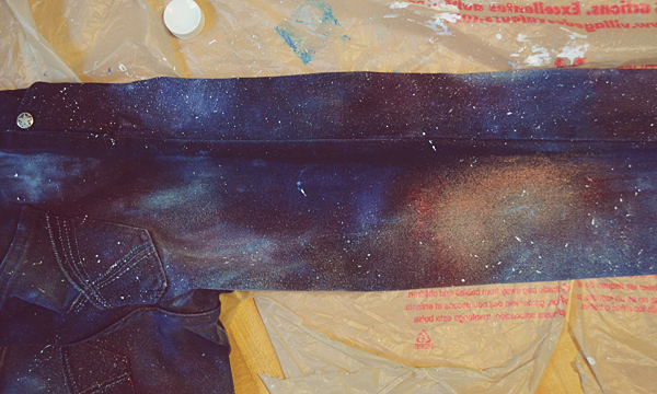 College Fashion: DIY: Galaxy Jeans