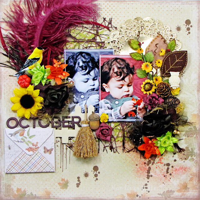 October Layout | Embrace Serendipity