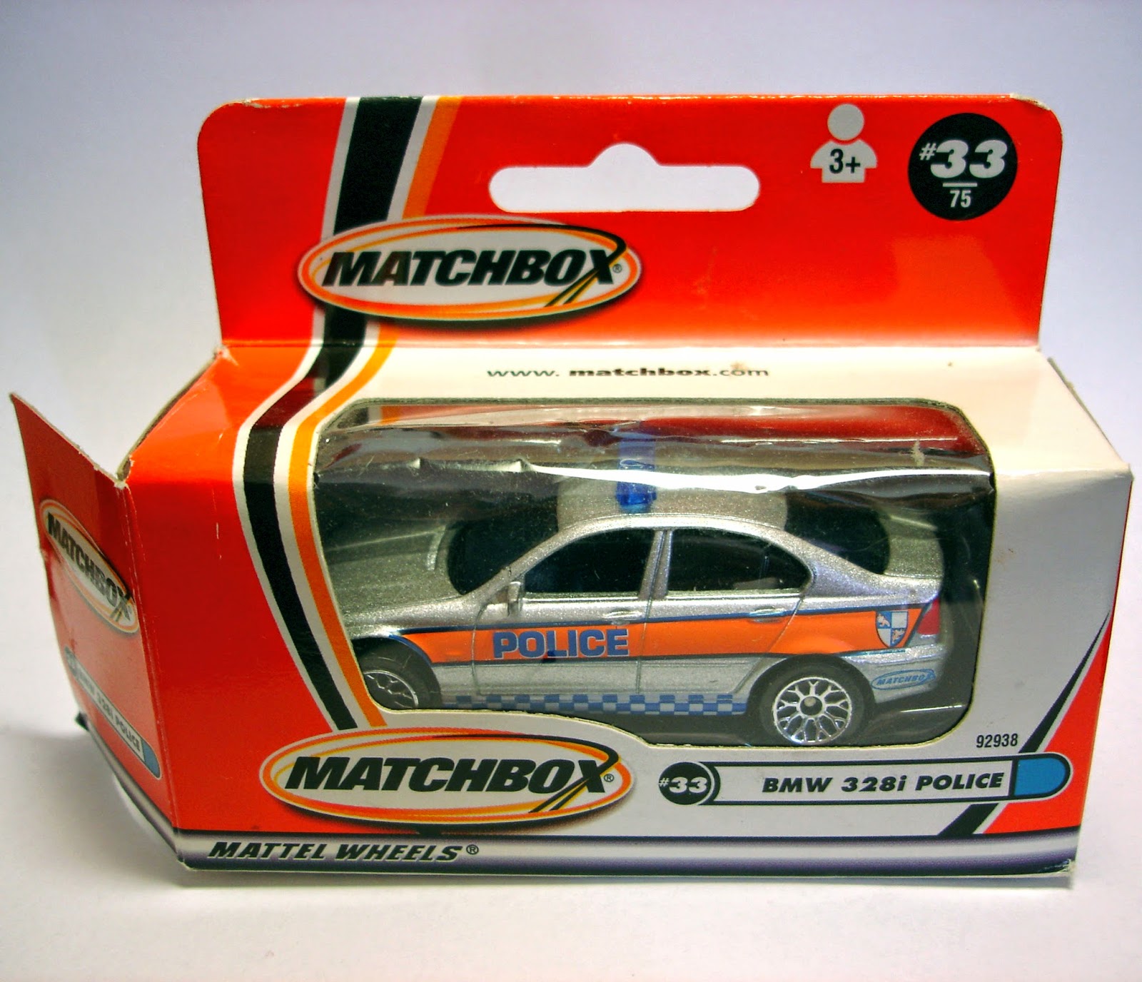 Matchbox Memories: Matchbox MB-33 BMW 328i Police (E46)