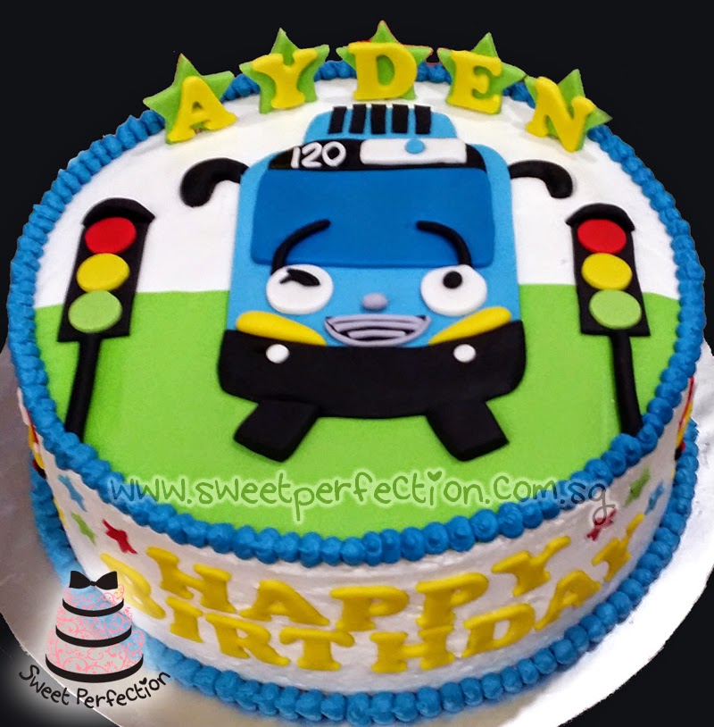 Sweet Perfection Cakes Gallery: Code Tayo04 - Ayden Tayo Bus Cake