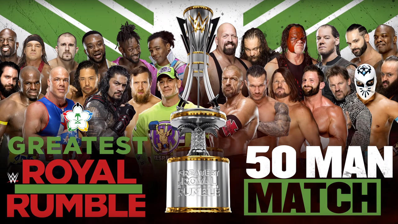 Historia del Wrestling: 50-Men Royal Rumble match, WWE The Greatest ...