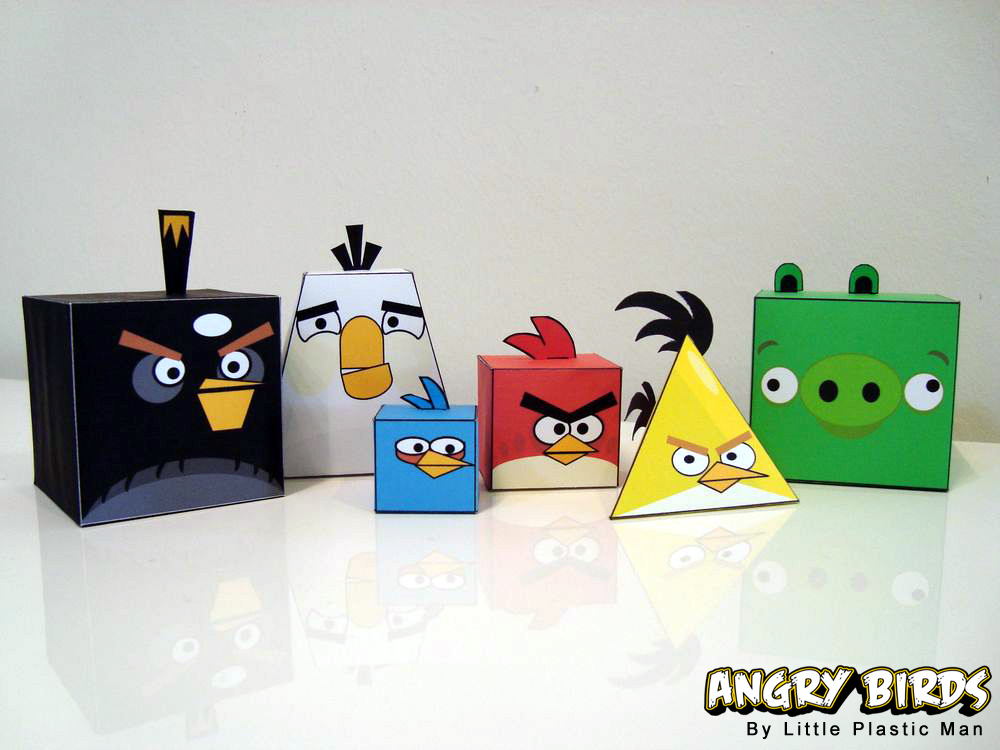 Angry Birds Paper Toy | Paperized Crafts