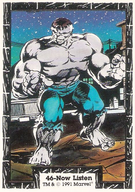 Cracked Magazine and Others: Incredible Hulk Trading Cards 1991