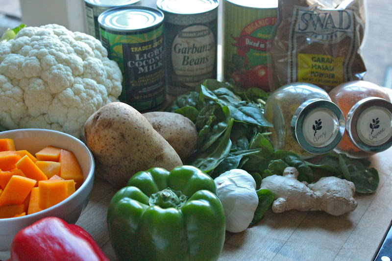 Carey On Lovely: Slow Cooker Vegetable Curry