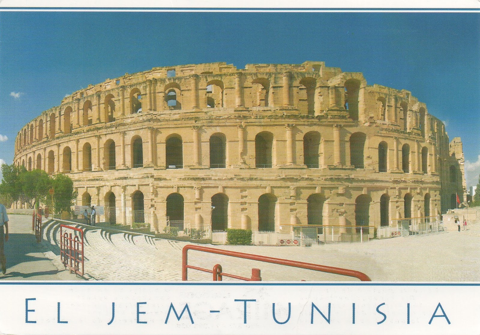UNESCO postcards collection by dannyozzy: Amphitheatre of El Jem