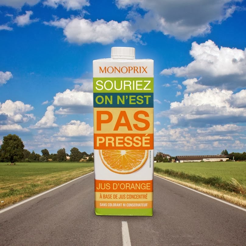 Café culture: Monoprix et sa pub jeux de mots