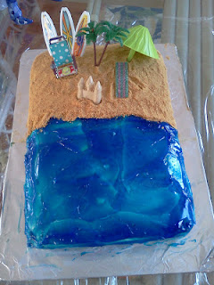 Carly's Cooking Corner: Beach Vacation Cake