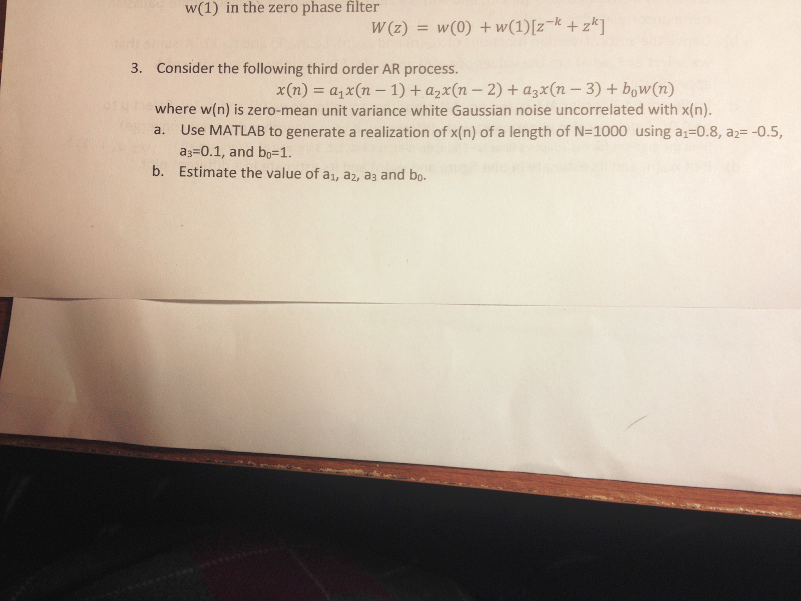 Andrews Exercise Solutions A Signal Processing Exercise