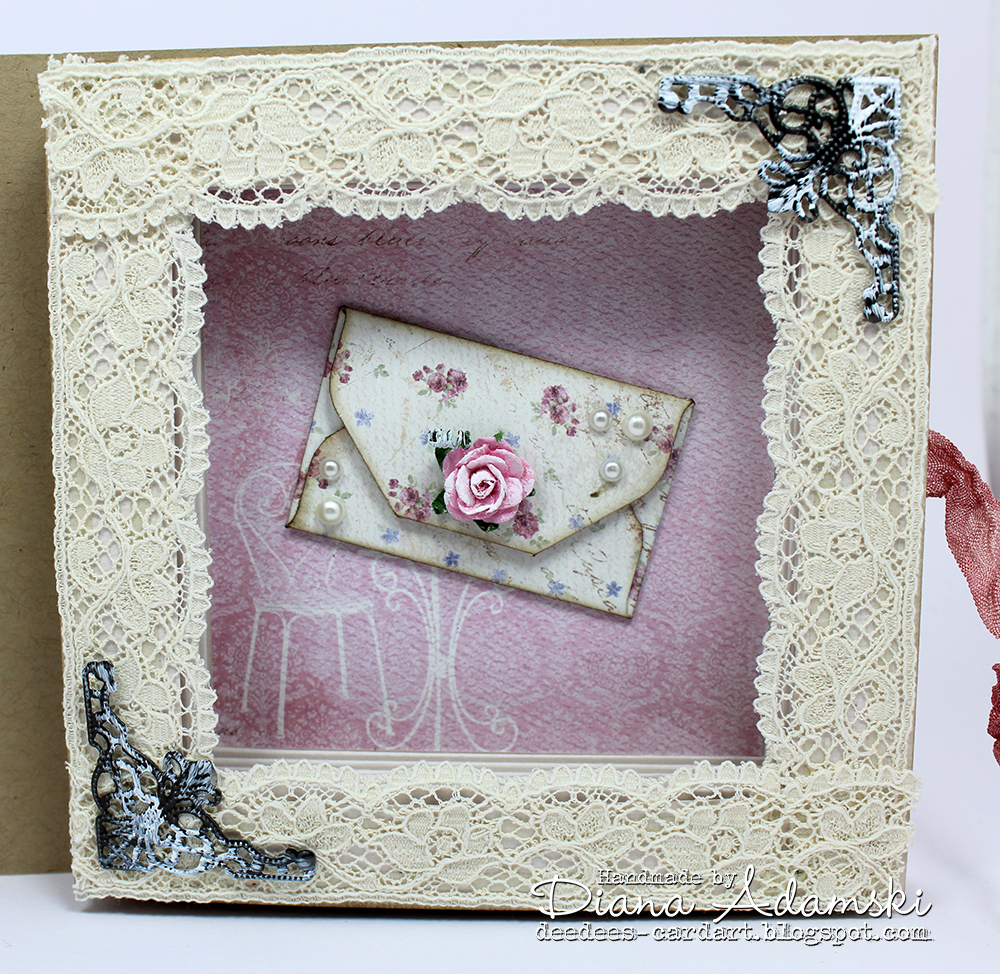Live & Love Crafts' Inspiration and Challenge Blog: A book card