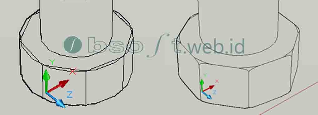 Belajar AutoCAD 3D membuat Baut dan Mur | Belajar Mudah AutoCAD