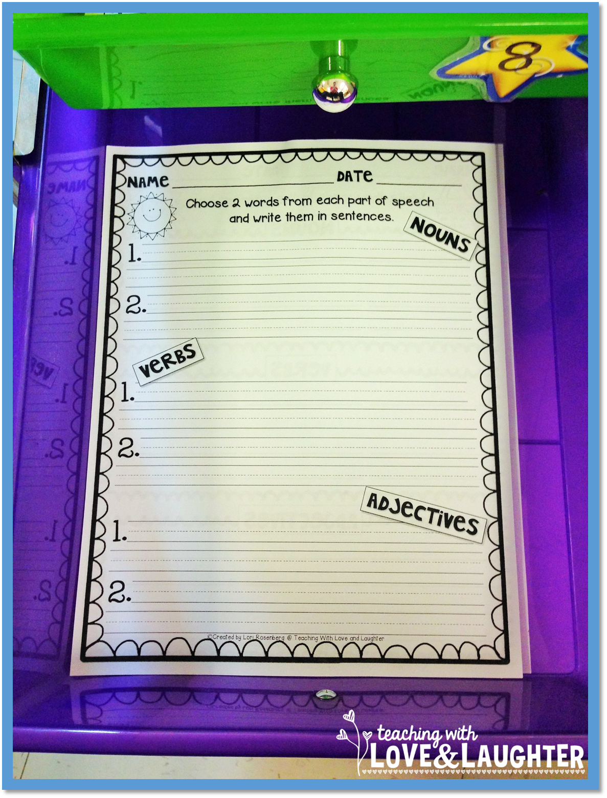 Teaching With Love and Laughter: Work on Writing...for the whole year ...