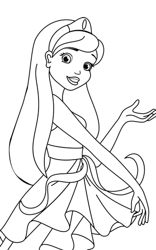 Kumpulan Mewarnai Gambar Peri - Yuk Warnai