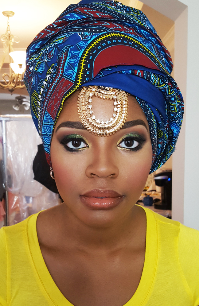 Makeup Transformation: Natural to African Inspired Glam | Makeup By RenRen