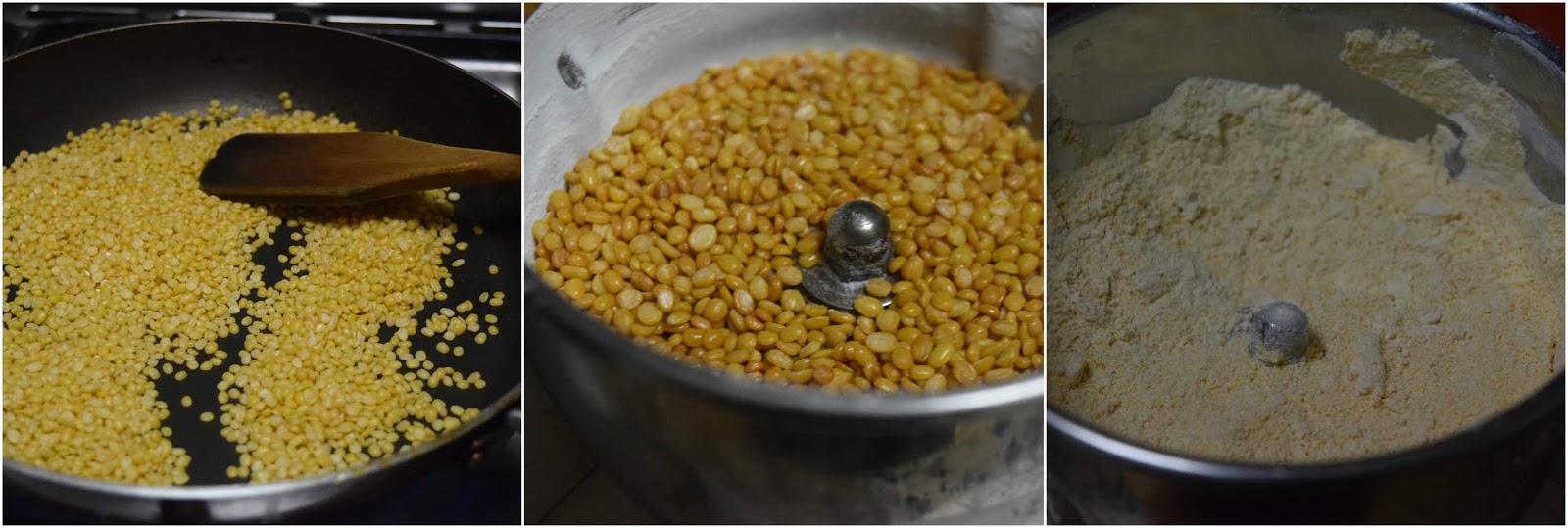 Poornima's Cook Book: Pasi paruppu Urundai / Moong dhal ladoo / Nei Urundai