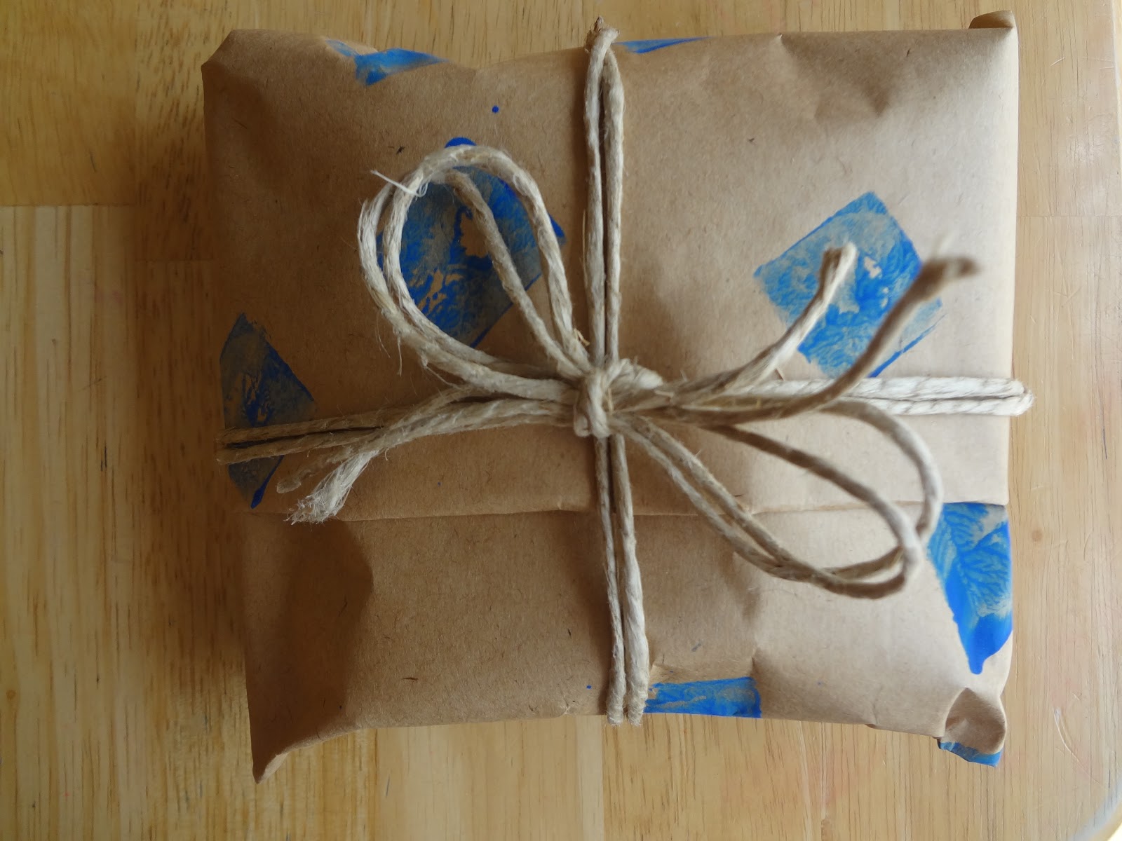 Sparkle and Splatter: Potato Print Gift Wrap