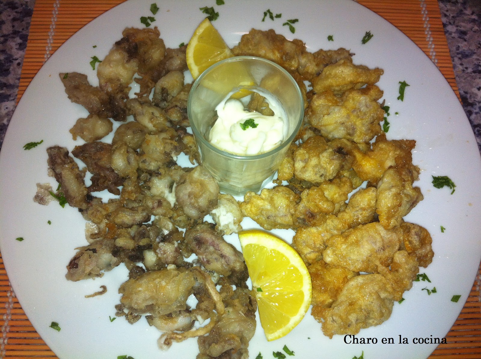 Charo en la cocina: Chipirones Fritos