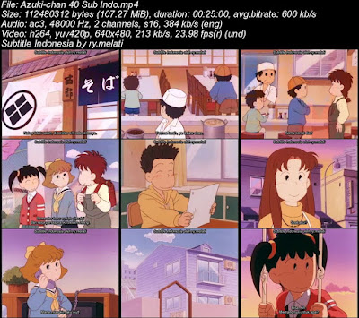 Ri's Notes︙リのメモ帳: Azuki-chan/Azuki Bunny Episode 40 Subtitle Indonesia