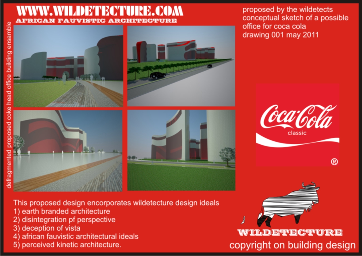 QJD Design studio wildetect: PROPOSED COCA COLA BUILDING - WILDETECT STYLE