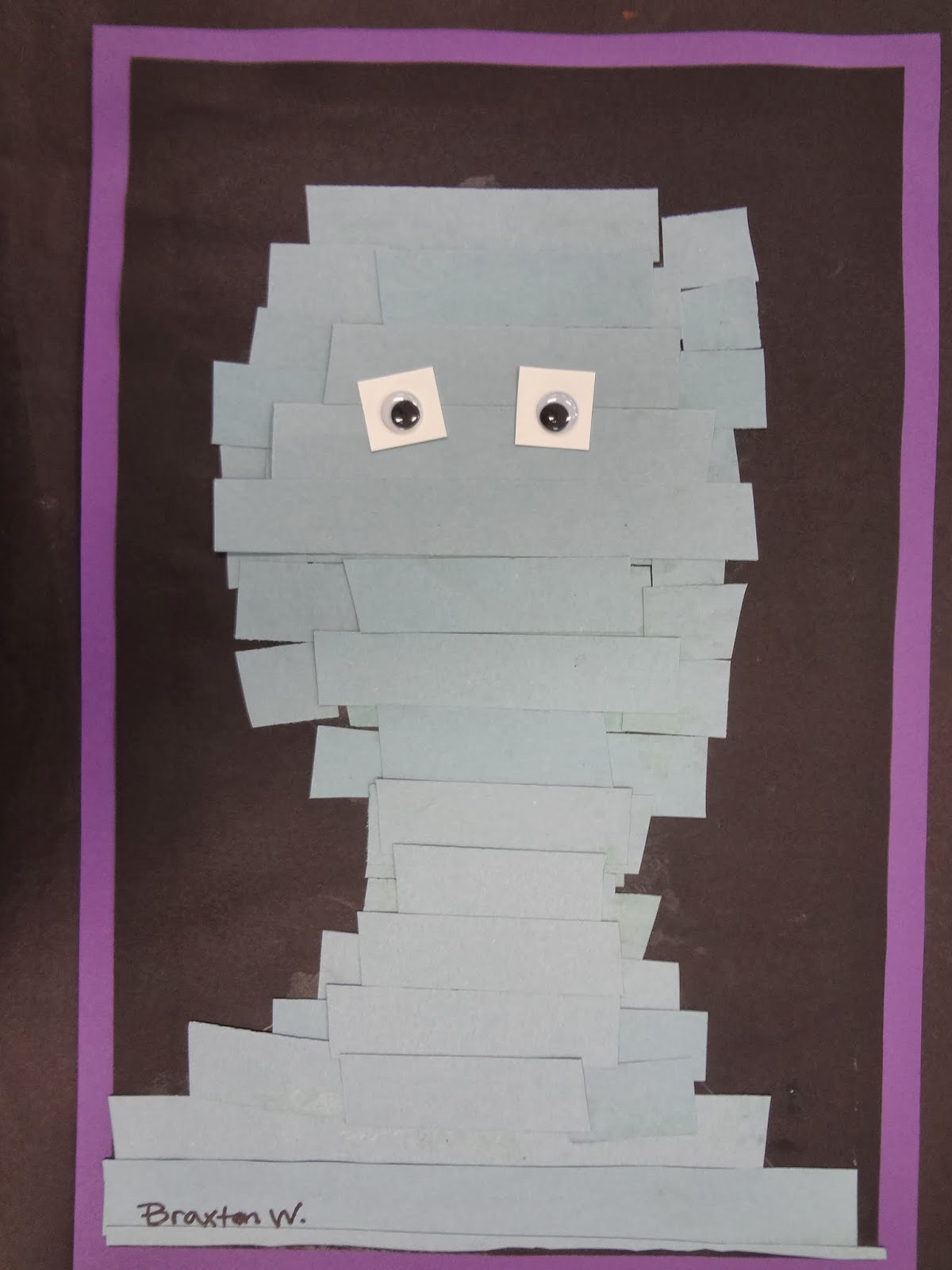 Sharpies, paint, and paper! Oh my!: Mummies