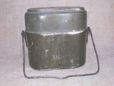 Webbingbabel: Finnish Army Aluminium WW2 Mess Kit
