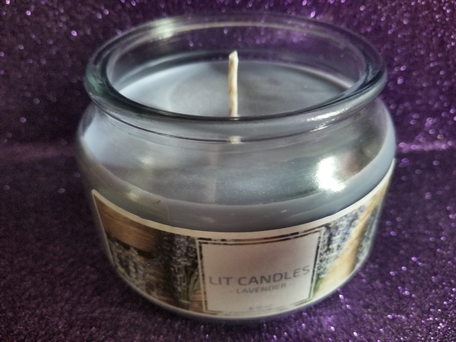 LIT CANDLES Hand Poured 8-10 Ounce Artisan Soy Wax Candle in Clear Jar ...