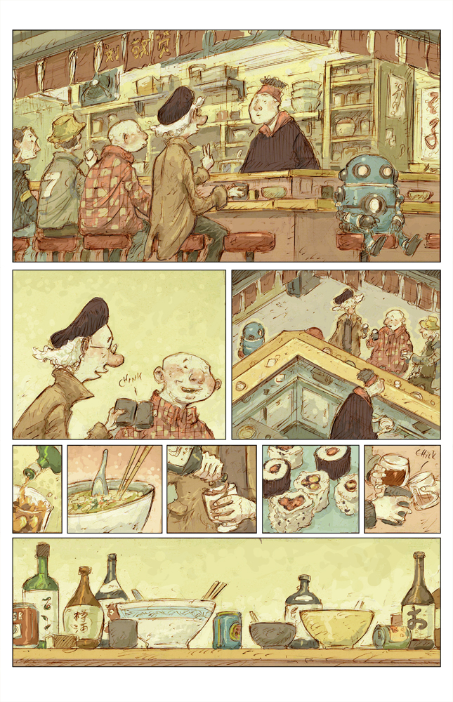 ghettoManga: PREVIEW- "Malinky Robot" by Sonny Liew