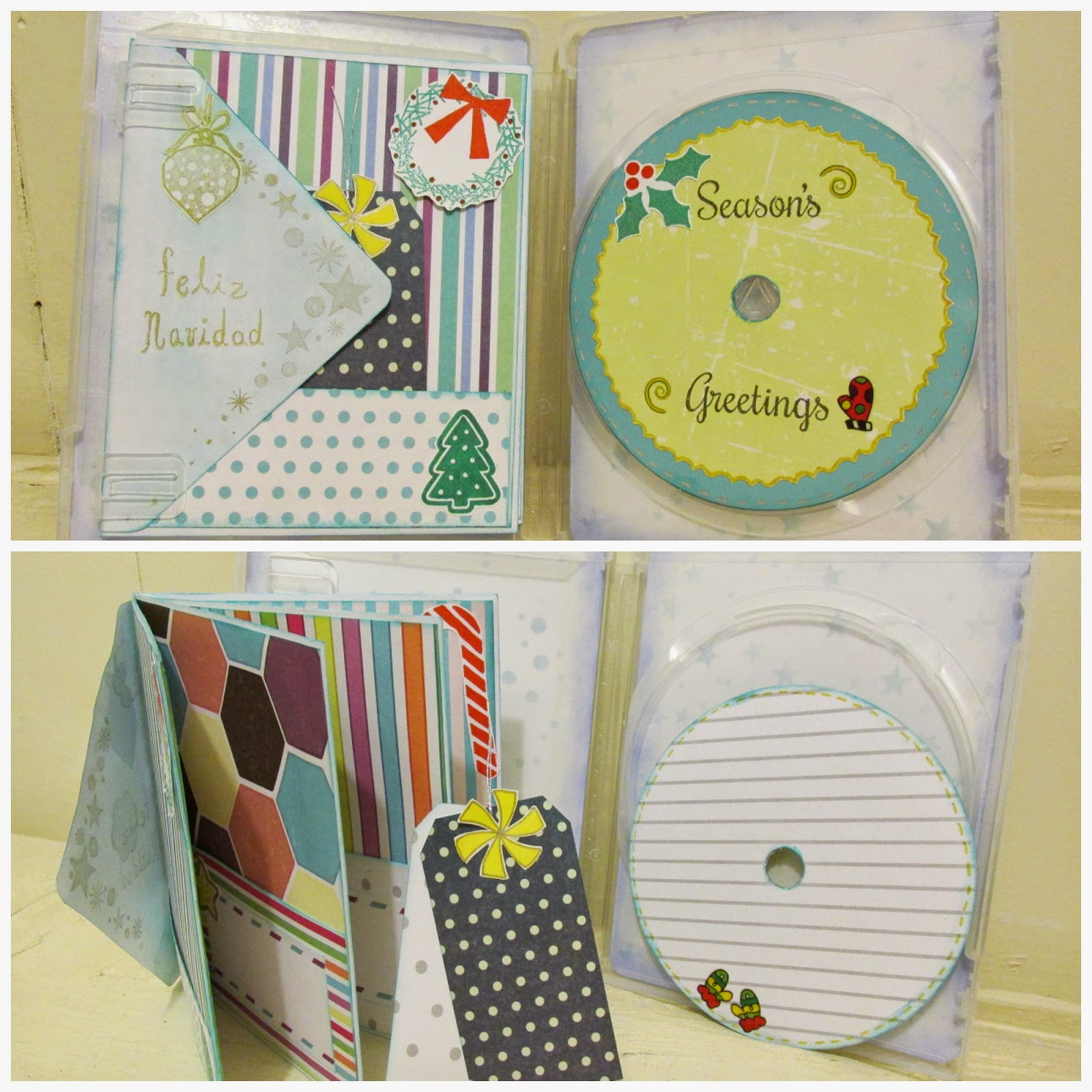 Luisa PaperCrafts: Mini Album en caja de dvd