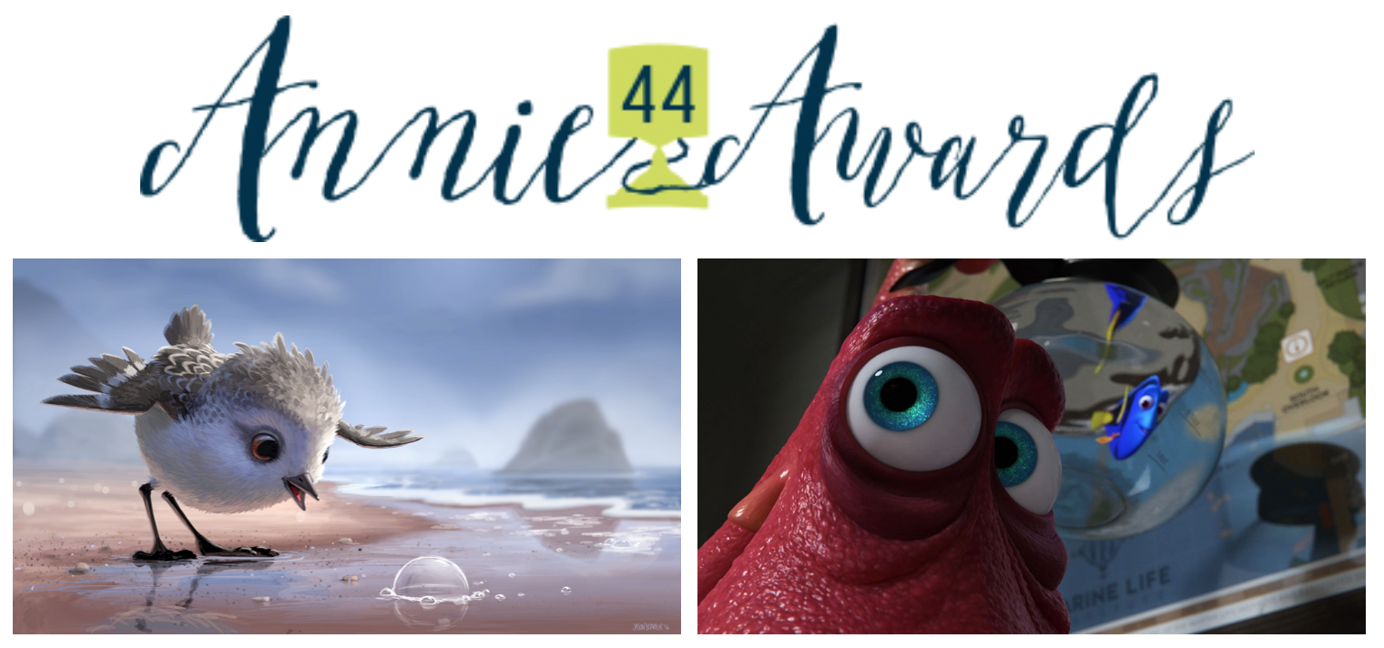 Pixar Receives Four Nominations For The 44th Annual Annie Awards ...